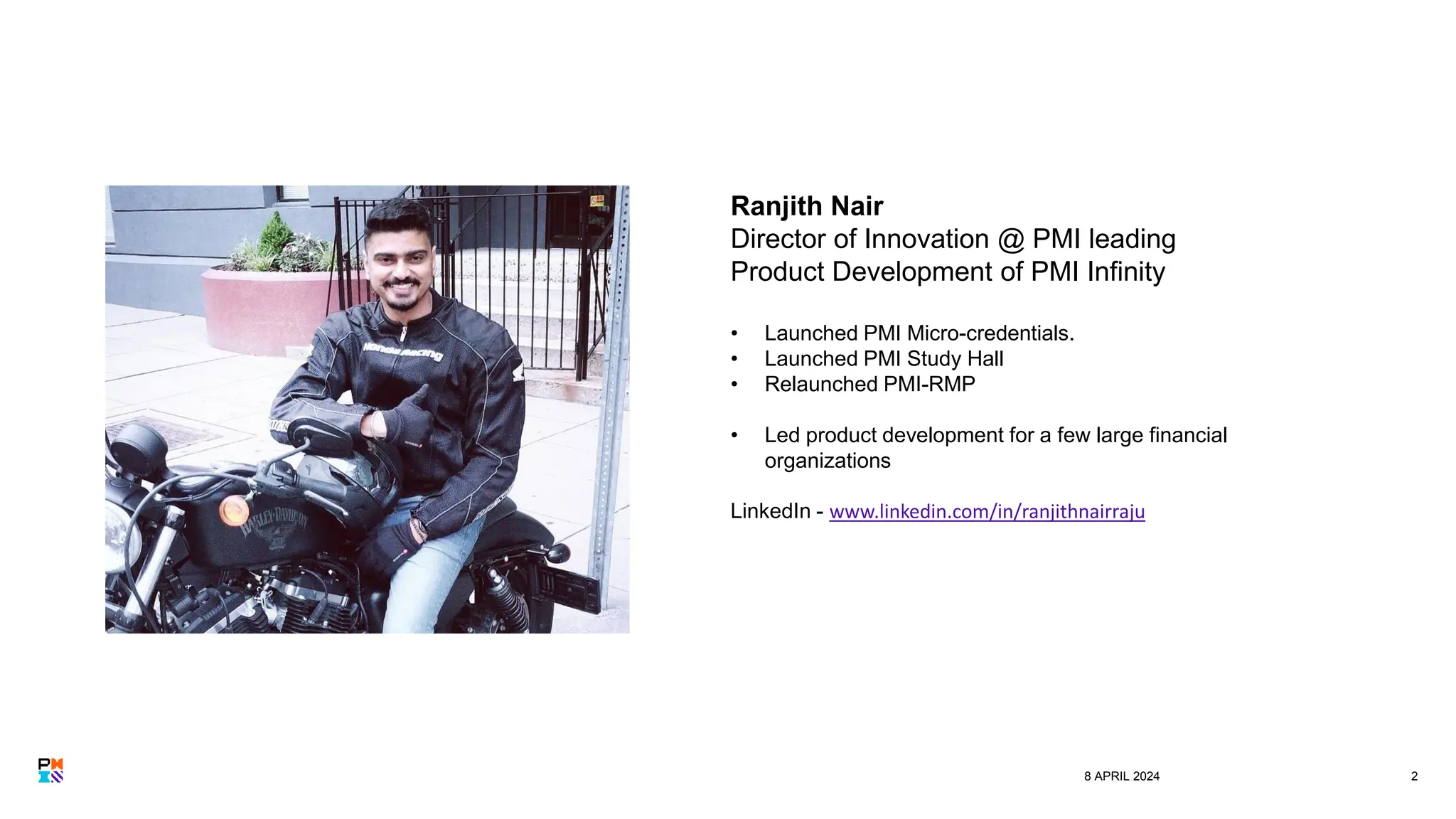 Overview PMI Infinity - UK Chapter presentation | PDF