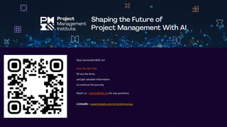 Overview PMI Infinity - UK Chapter presentation | PDF