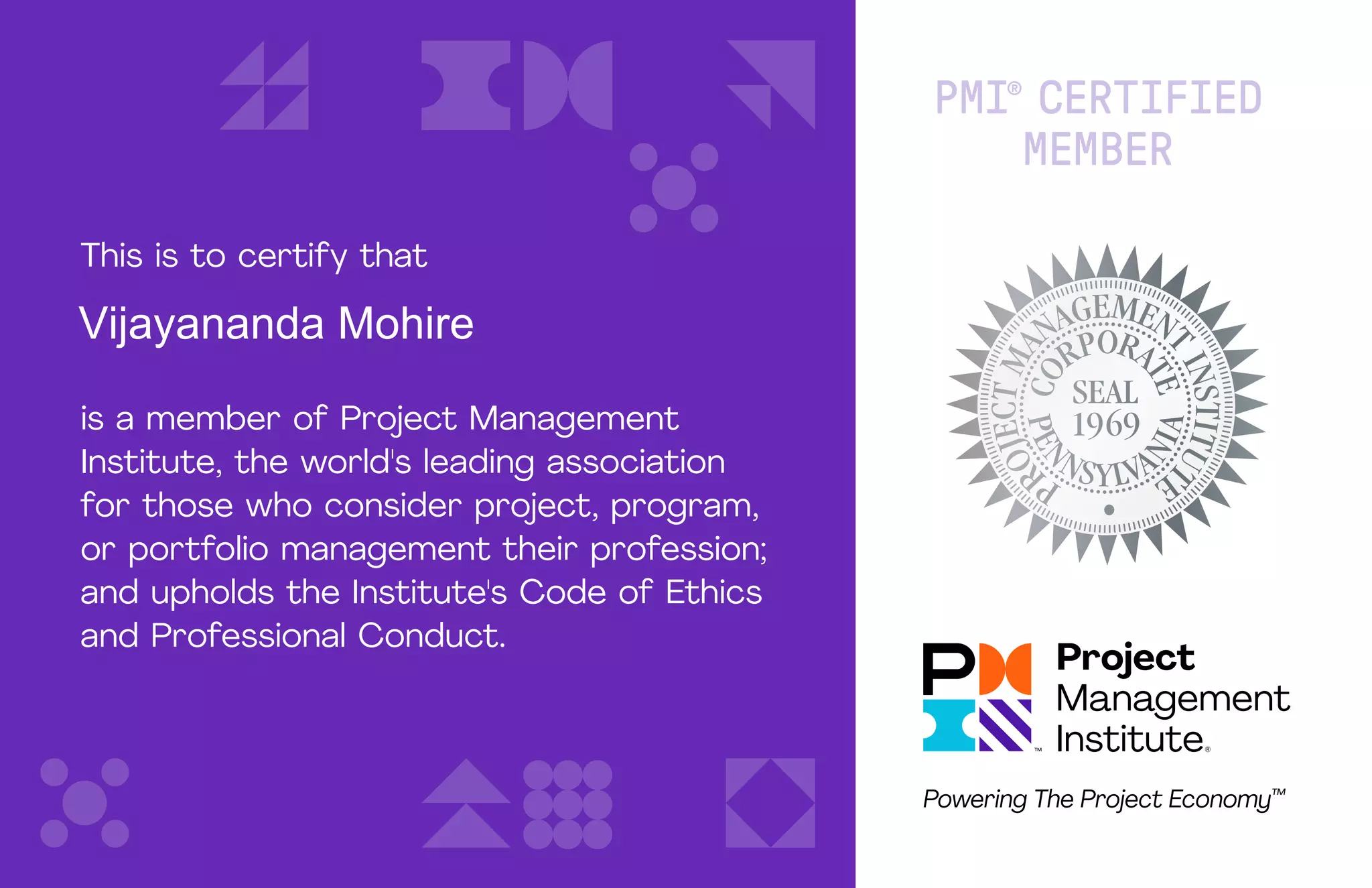 PMI membership 2020 | PPT