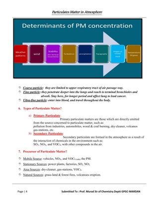 PARTICULATE MATTER IN DETAIL LATEST 2017 UPDATED | PDF