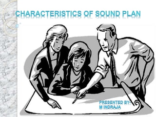 planning and characteristics of sound plan in management | PPTX