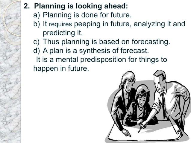 planning and characteristics of sound plan in management | PPTX