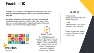 Enactus UK 101 – Learn more about the UK’s largest social action and ...