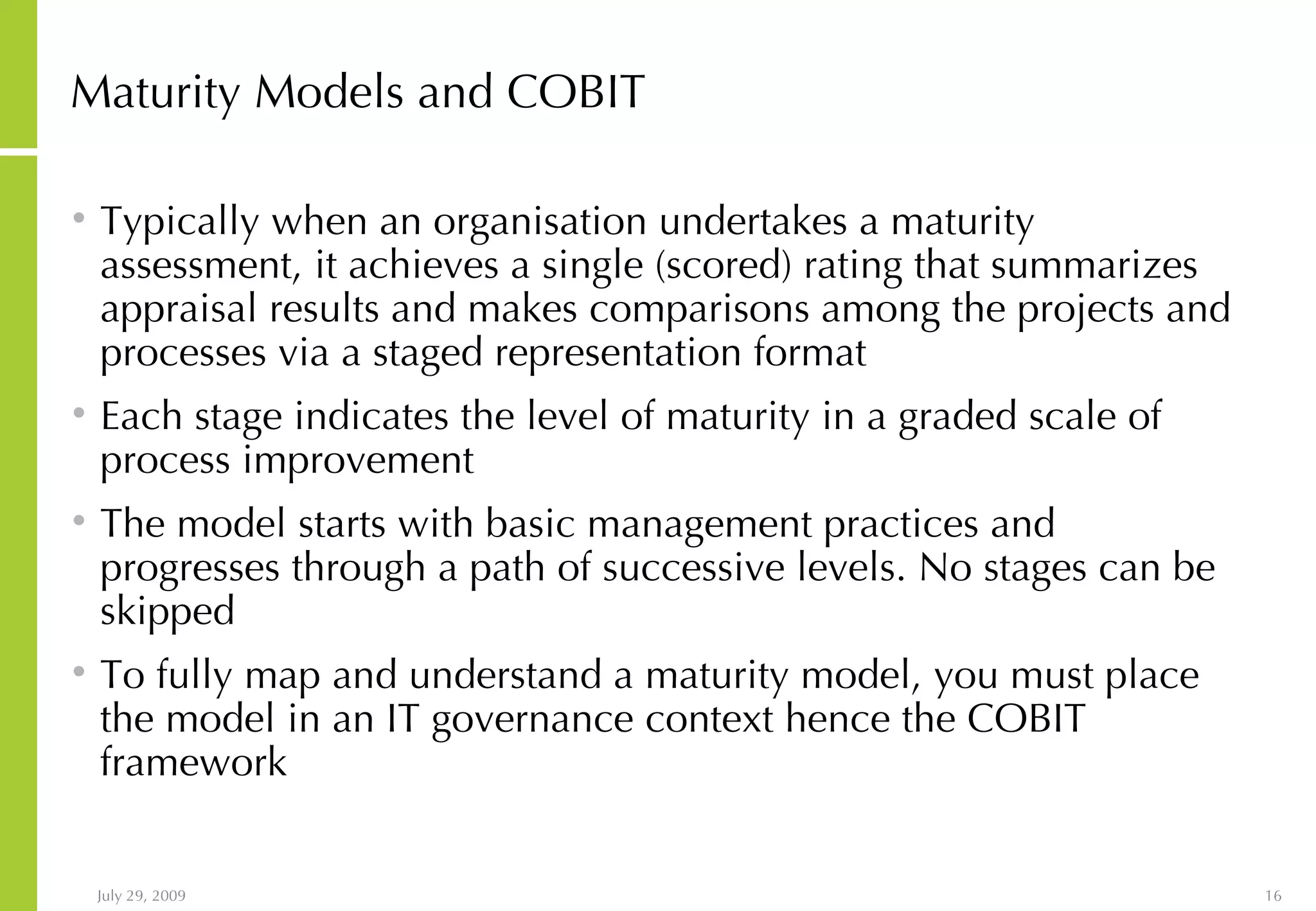 Pmi, Opm3 And Cmmi Assessment Overview | PPT