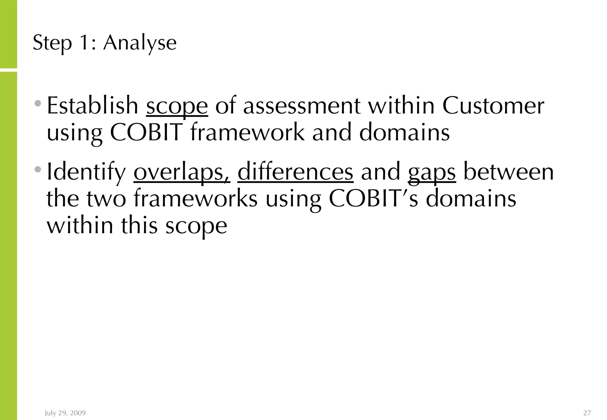 Pmi, Opm3 And Cmmi Assessment Overview | PPT
