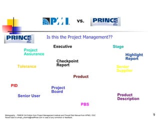 Pmi Pmbok Vs Prince2 | PPT | Business Administration | Business