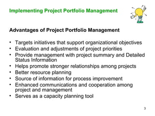 Implementing Project Portfolio Management | PPT