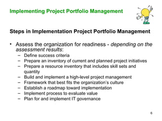 Implementing Project Portfolio Management | PPT