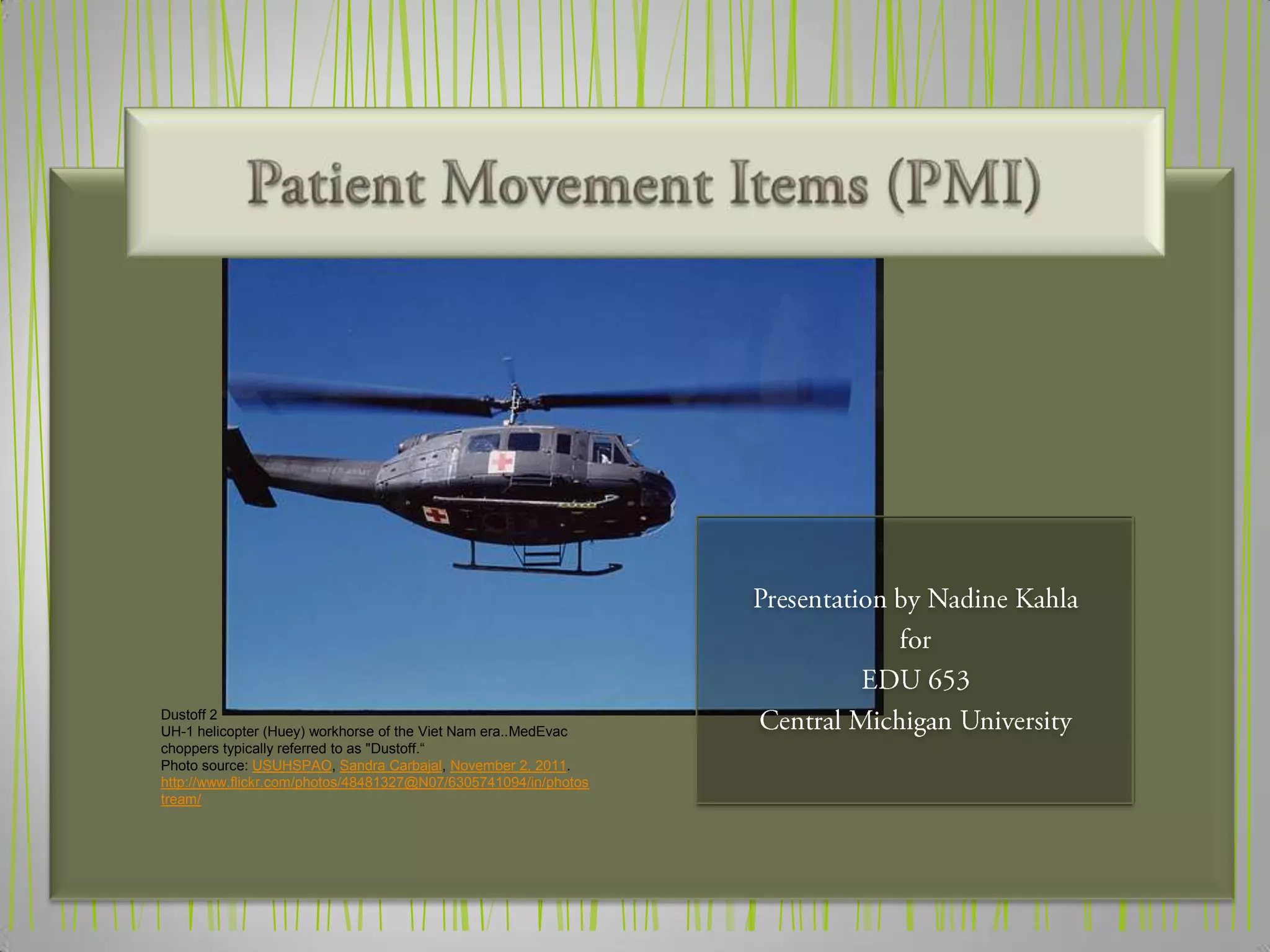 PMI Presentation | PPTX