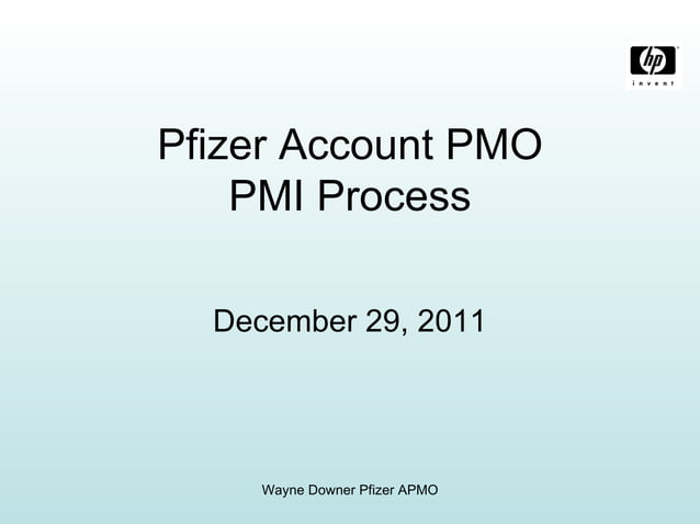 Pmi process | PPT