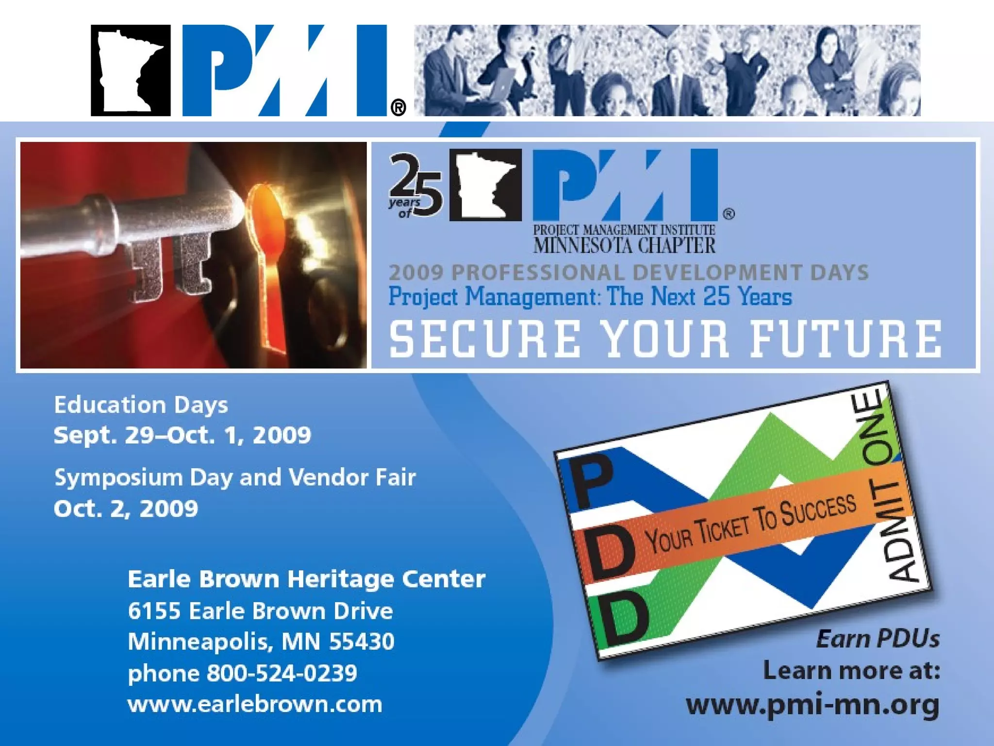PMI Minnesota’s 2009 Professional Development Days | PPT