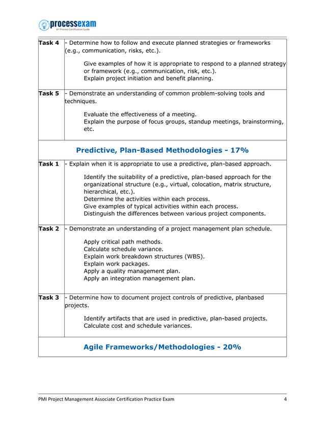 PMI Project Management Associate (CAPM) Certification | Study Guide | PDF | Business | Business ...