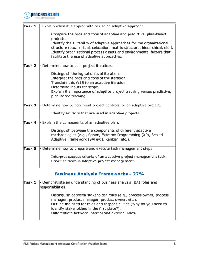 PMI Project Management Associate (CAPM) Certification | Study Guide | PDF | Business | Business ...
