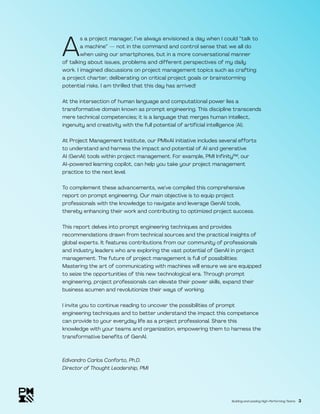 PMI Prompt Engineering | Gen AI Program Management | PDF