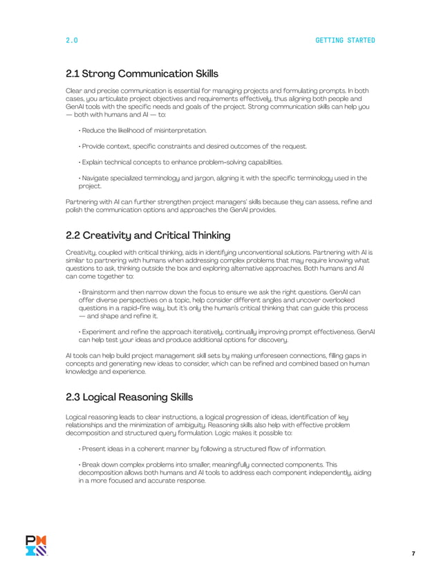 PMI Prompt Engineering | Gen AI Program Management | PDF