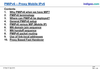 Proxy Mobile IPv6 (PMIPv6) | PDF
