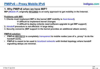 Proxy Mobile IPv6 (PMIPv6) | PDF