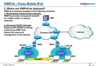 Proxy Mobile IPv6 (PMIPv6) | PDF