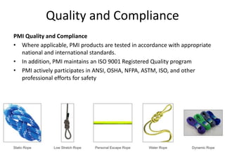 FSE SAFE PMI Rope - Emergency - Rescue - Safety | PPT