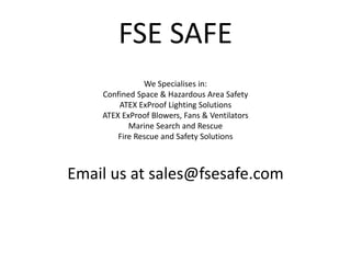 FSE SAFE PMI Rope - Emergency - Rescue - Safety | PPT