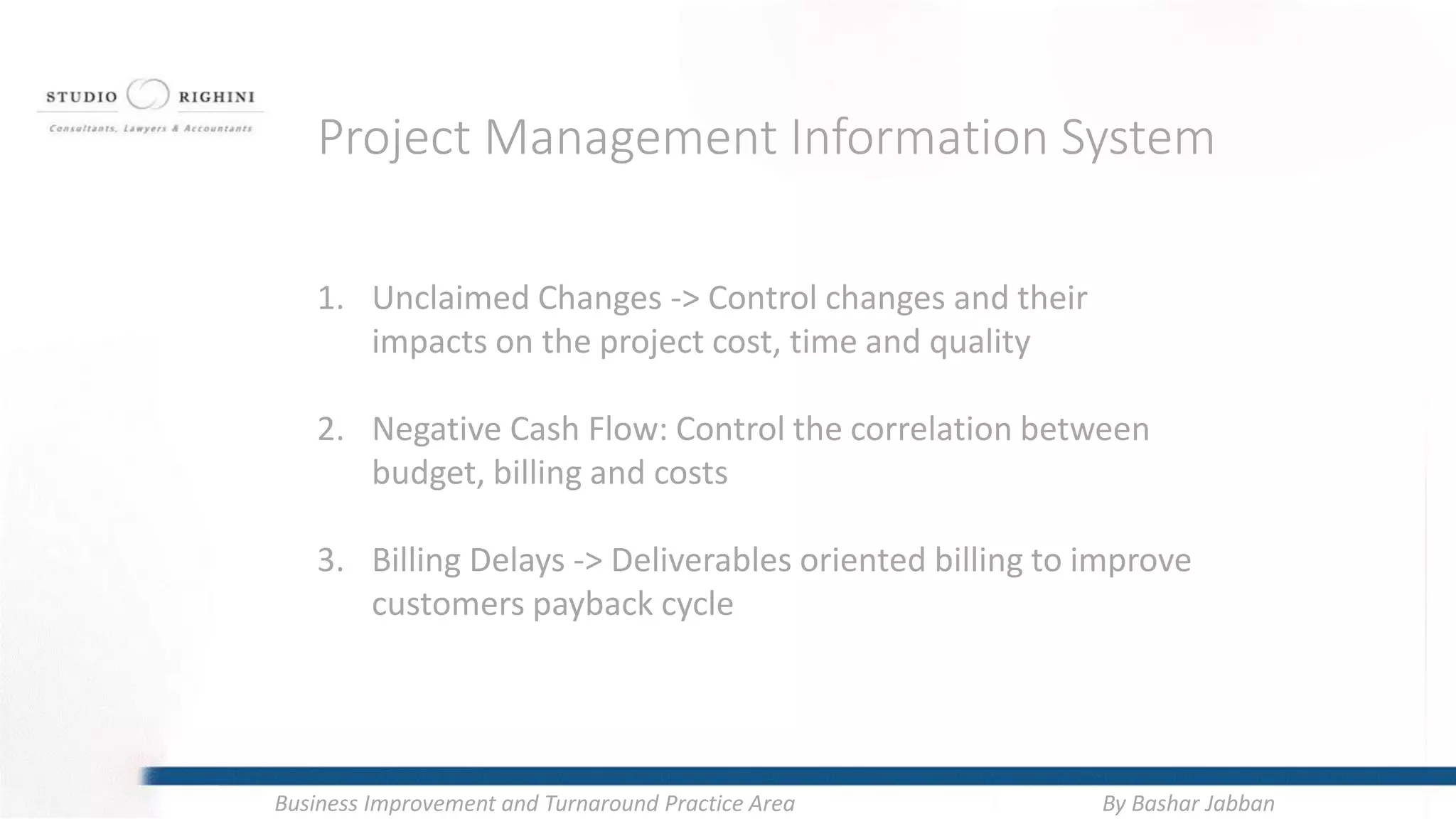 Project Management Information System (PMIS) - System Benefits Summary | PPT