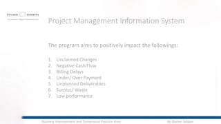 Project Management Information System (PMIS) - System Benefits Summary ...