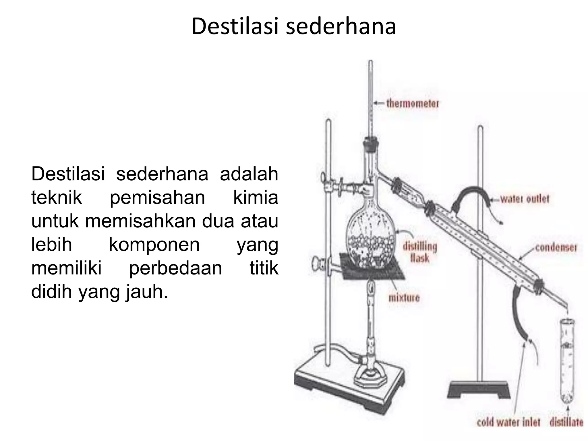 Pemisahan Kombinasi, destilasi | PPTX