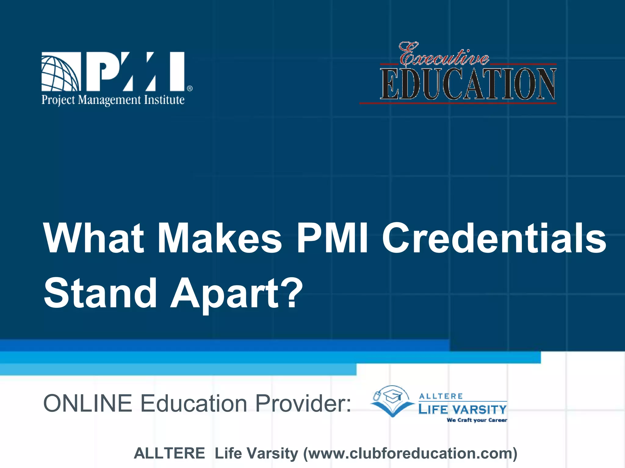 PMI Slide Presentation 2011 | PPTX
