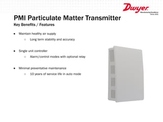 Series PMI Particulate Matter Transmitter | PPT