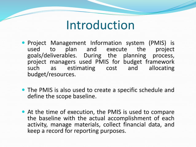 Project Management Information System (VJTI MUMBAI) | PPTX | Civil ...