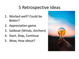 Kicking Off Your First Agile Project @PMIWDC | PPT