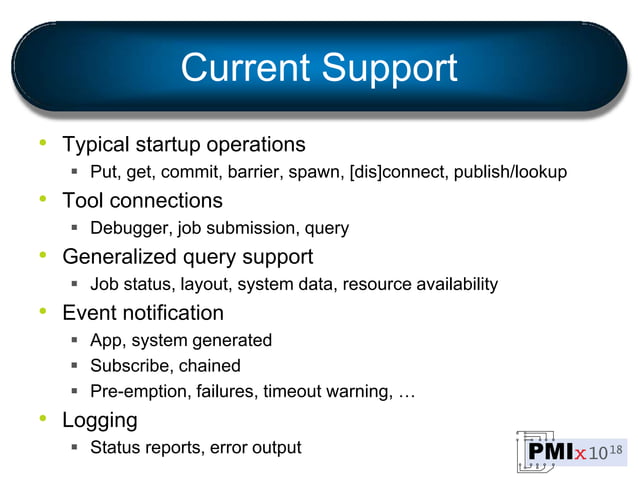 PMIx Tiered Storage Support | PPT