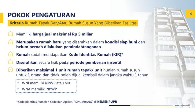 PMK-103 PMK.010 2021 Insentif PPN DTP atas Penyerahan Rumah Tapak dan Unit Hunian Rumah Susun | PDF