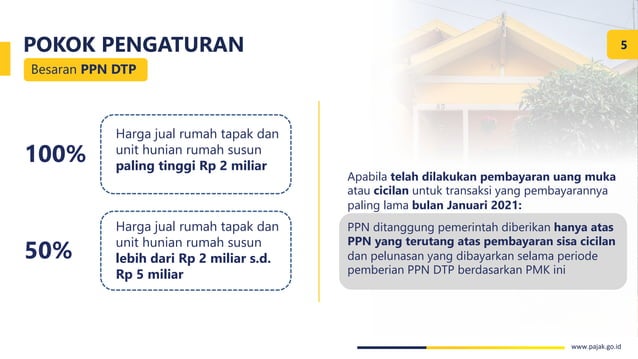 PMK-103 PMK.010 2021 Insentif PPN DTP atas Penyerahan Rumah Tapak dan Unit Hunian Rumah Susun | PDF