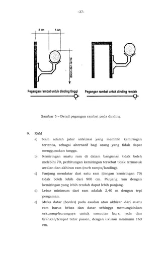 Pmk 24 2016 persyaratan teknis bangunan dan prasarana rs | PDF