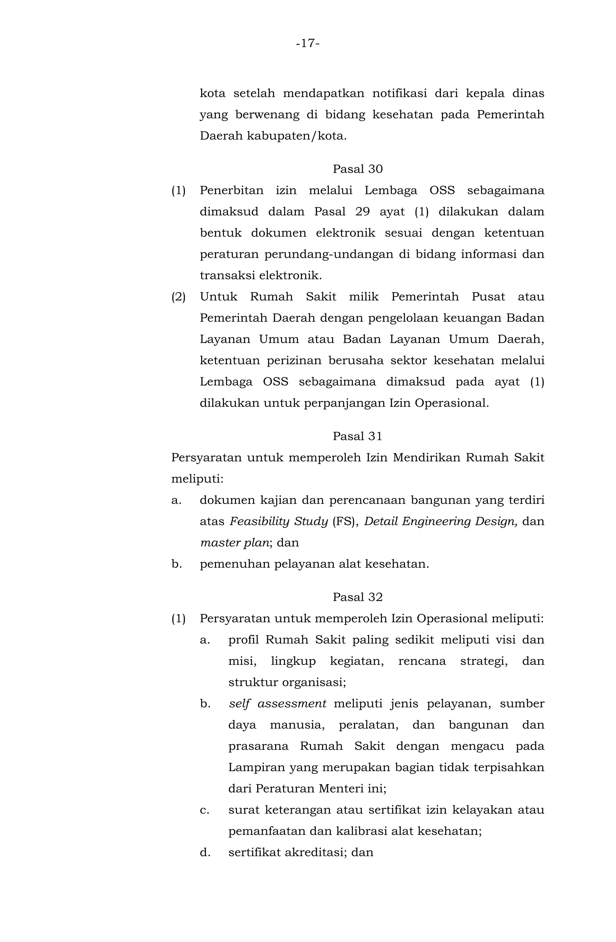 Pmk 3 tahun 2020 tentang: KLASIFIKASI DAN PERIZINAN RUMAH SAKIT DENGAN ...