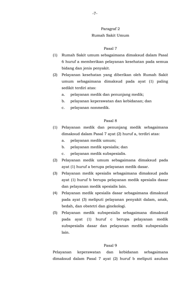 Pmk 3 tahun 2020 tentang: KLASIFIKASI DAN PERIZINAN RUMAH SAKIT DENGAN ...