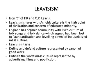 Culture and Cultural Studies (Introduction) | PPTX