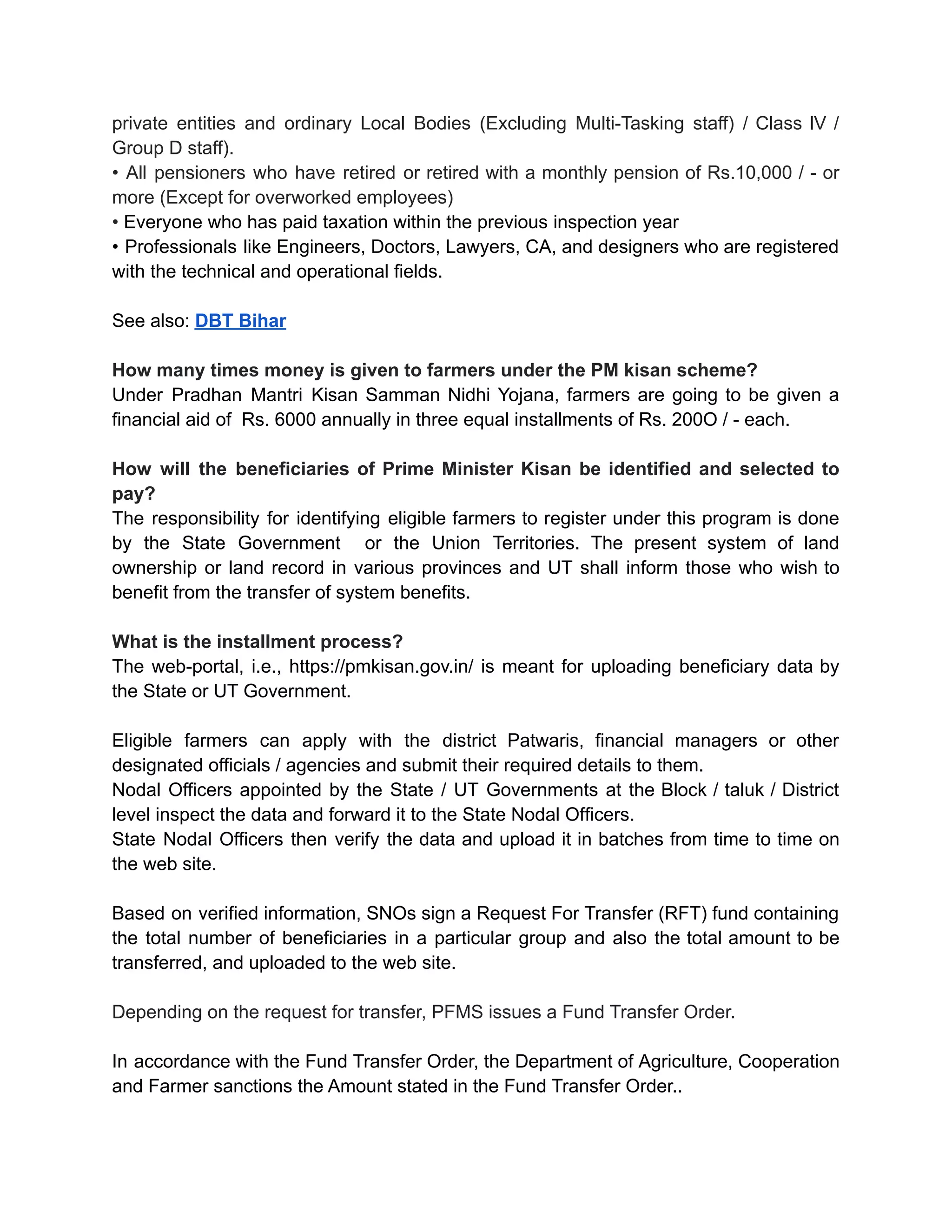 PM Kisan Samman Nidhi Yojana Registration (PMKSNY) | PDF