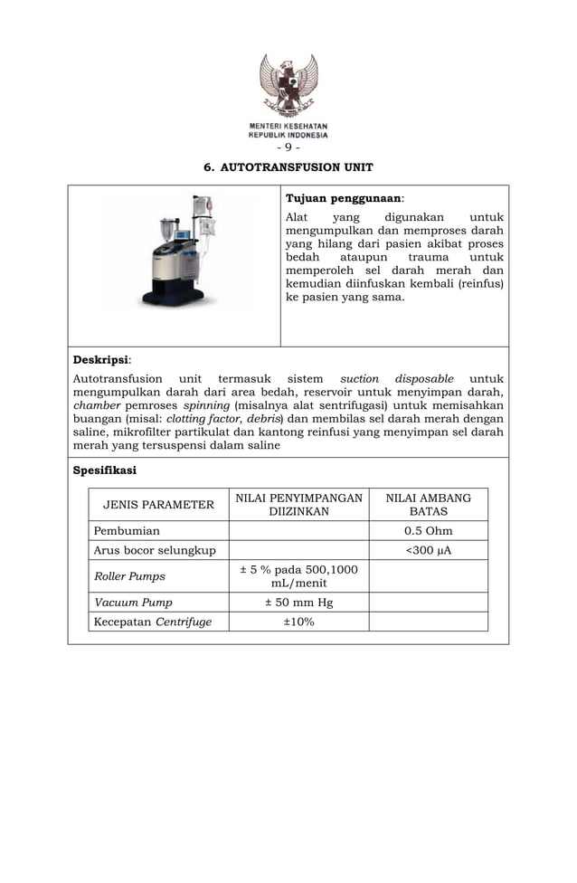 Permenkes No. 118 Tahun 2014 Tentang Kompendium Alat Kesehatan | PDF