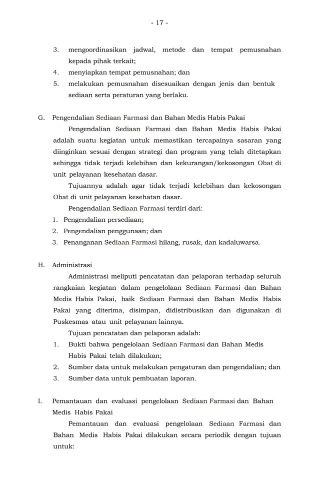 Permenkes No. 74 Tahun 2016 Tentang Standar Pelayanan Kefarmasian di ...