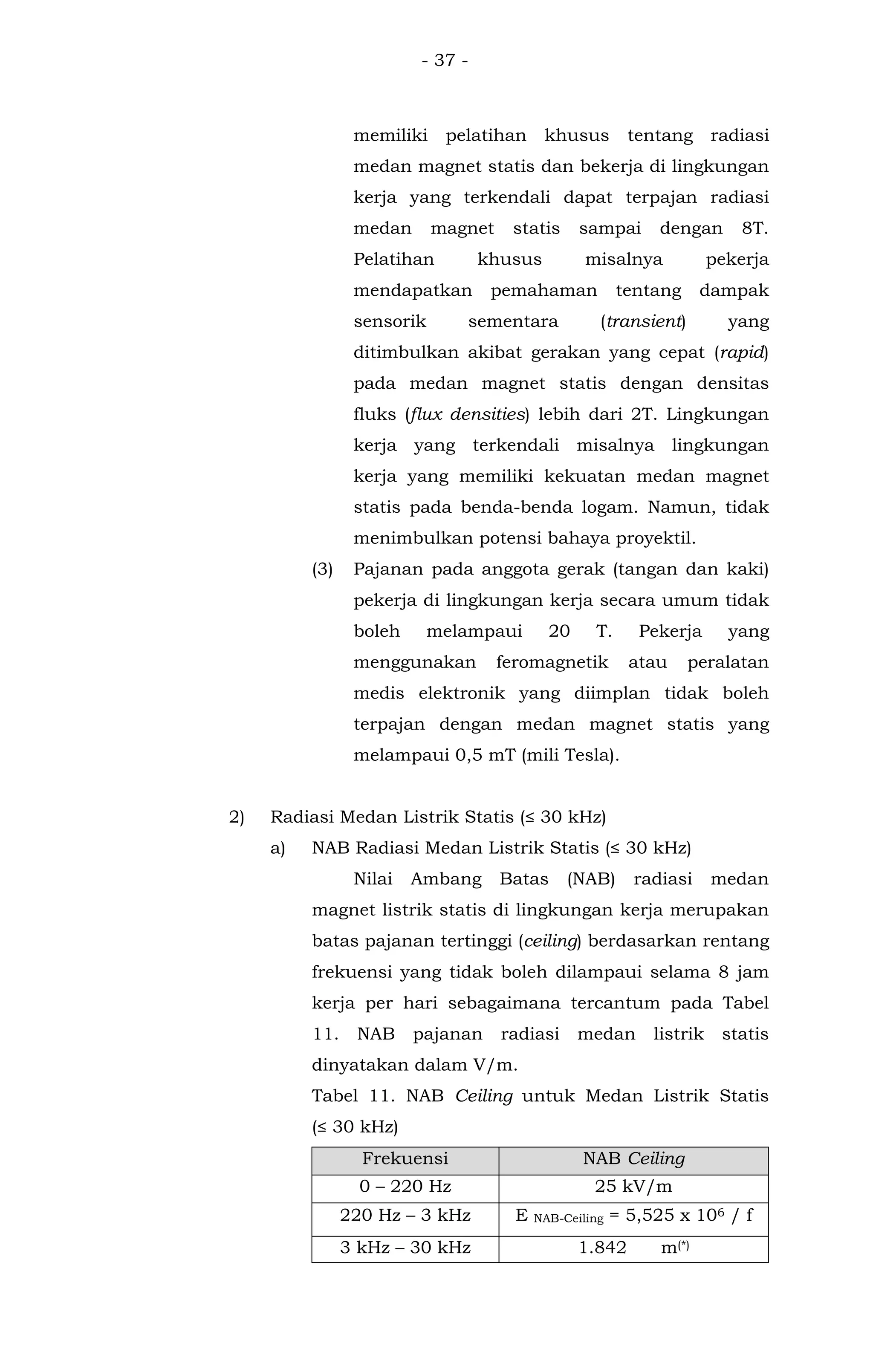 PMK no. 70_Tentang Standar Kesehatan Lingkungan Kerja Industri | PDF