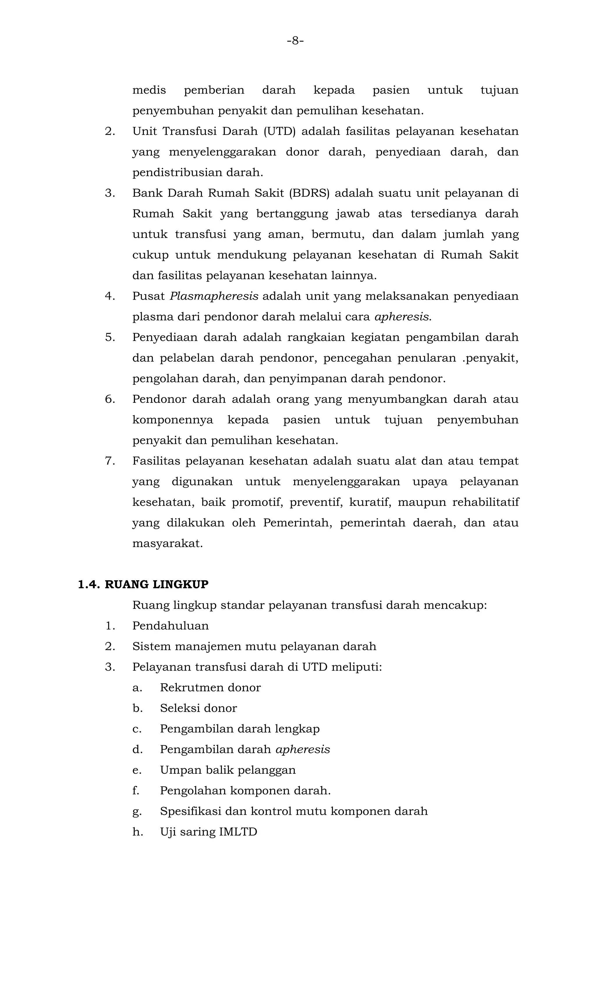 Pmk no. 91_ttg_standar_transfusi_pelayanan_darah_ | PDF