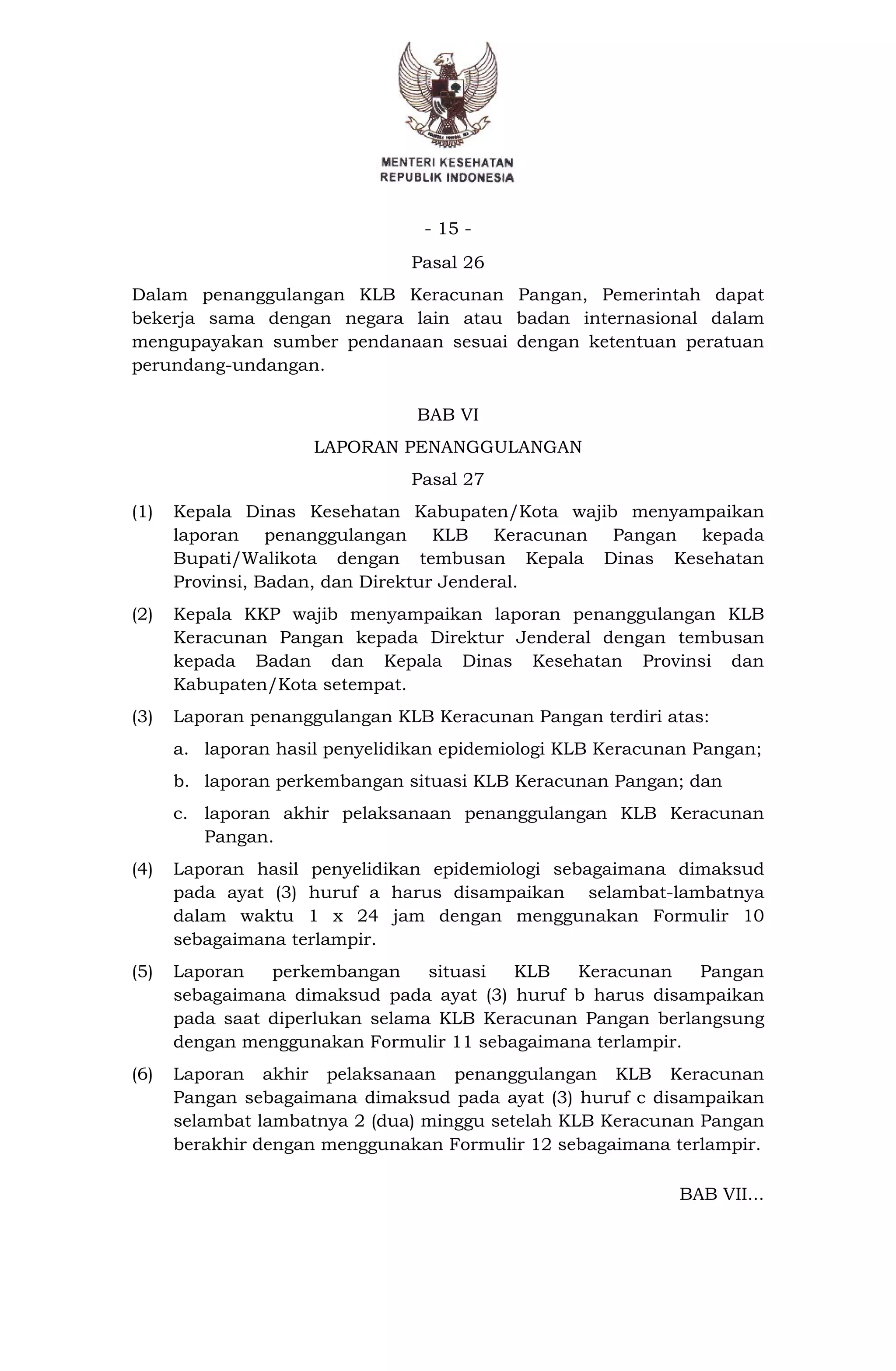 Pmk no. 2 ttg klb keracunan pangan | PDF