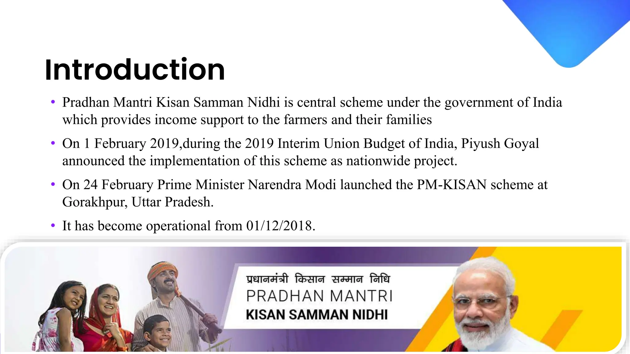 Pradhan mantri kissan samman yojana presentation | PPTX