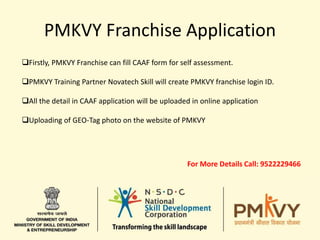 Pmkvy franchise | PPT