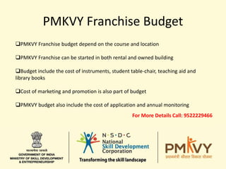 Pmkvy franchise | PPTX