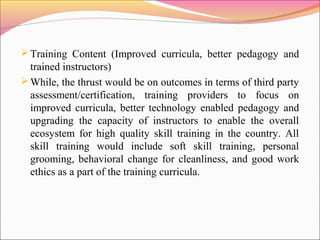 Pmkvy yojana infomation | PPT