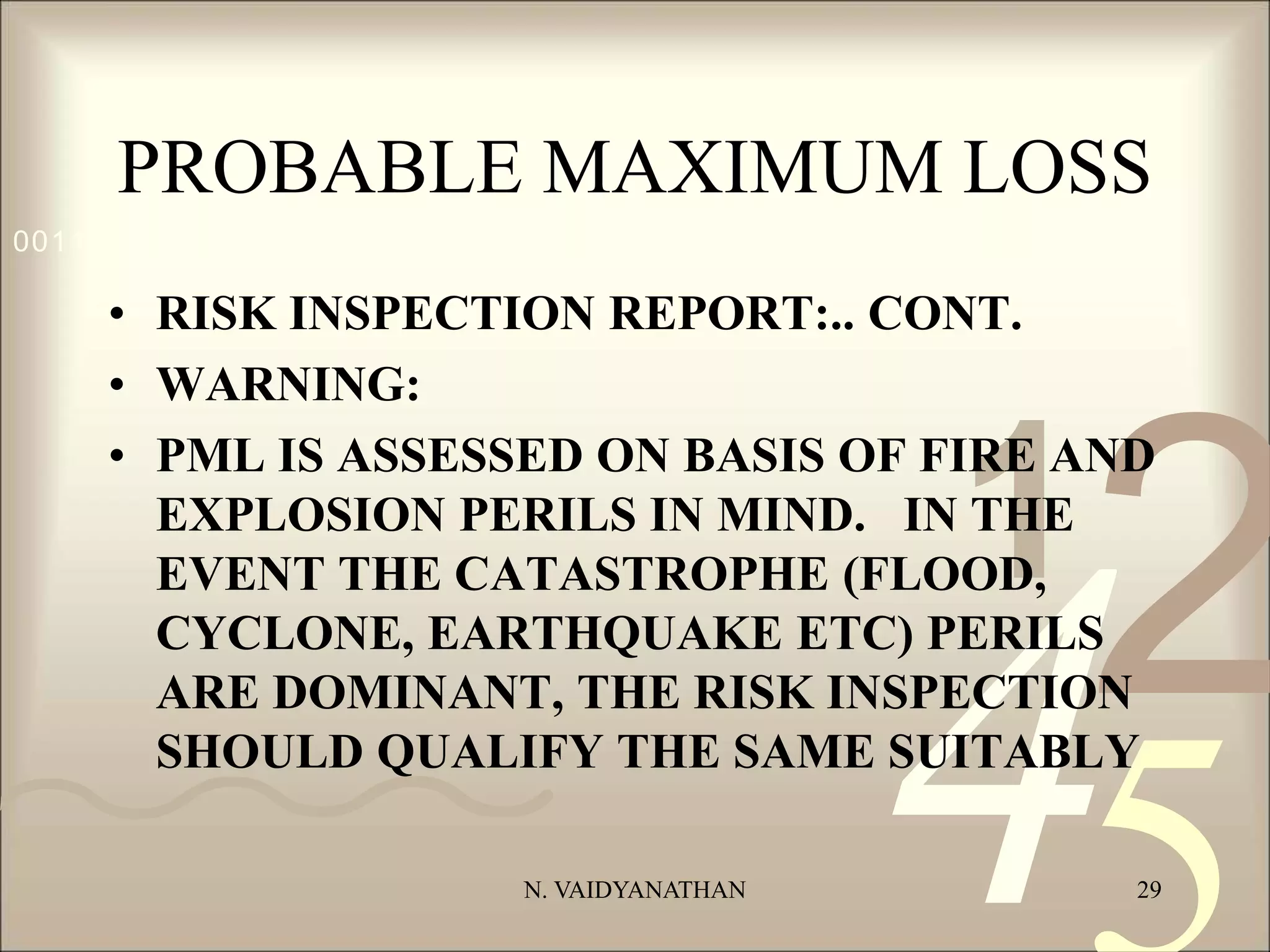 PML CALCULATIONS.ppt
