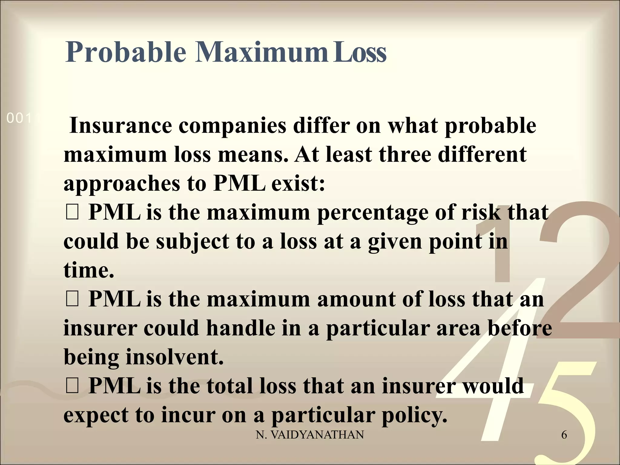 PML CALCULATIONS.ppt